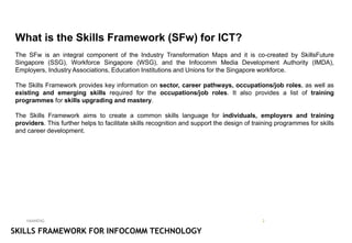 Skills framework for infocomm technology | PPTX