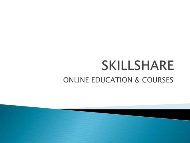 Skillshare Review | Top 5 Online Education by Skillshare | PPT