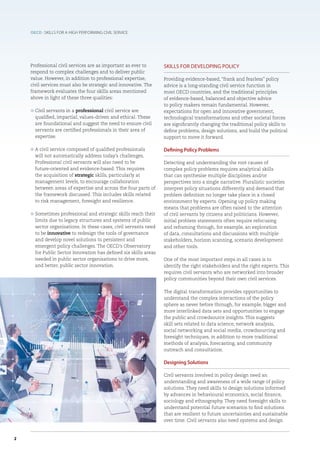 Skills for a High Performing Civil Service - OECD | PDF