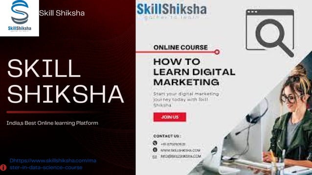 Skill Shiksha. master in data science | PDF