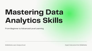 Skillshikshapdf on data analytics course | PPT