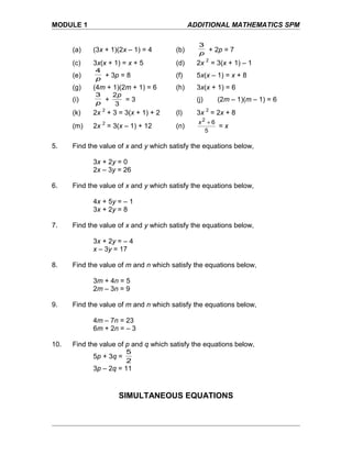 Additional Mathematics
