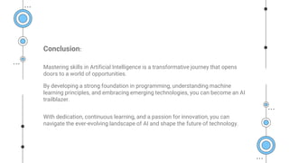 Skills in Artificial Intelligence | PPTX