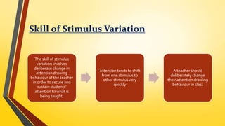 Skills of Teaching | PPTX