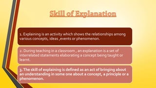 Skills of Teaching | PPTX