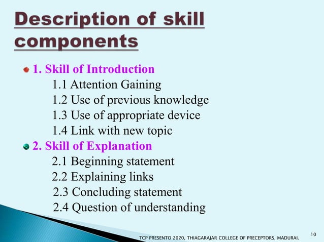 SKILLS IN CLASSROOM TEACHING | PPTX