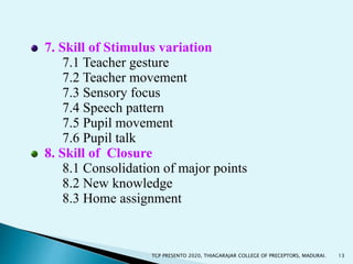 SKILLS IN CLASSROOM TEACHING | PPT