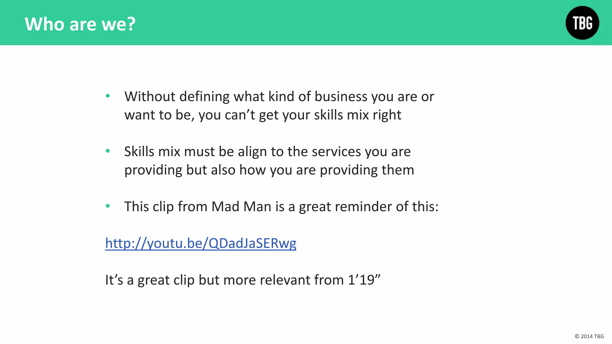 Skills mix presentation | PPT