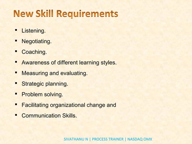Skills of an Effective Trainer | PPT