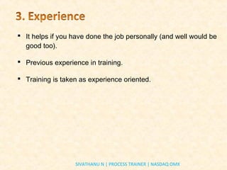 Skills of an Effective Trainer | PPT