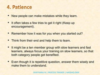 Skills of an Effective Trainer | PPT