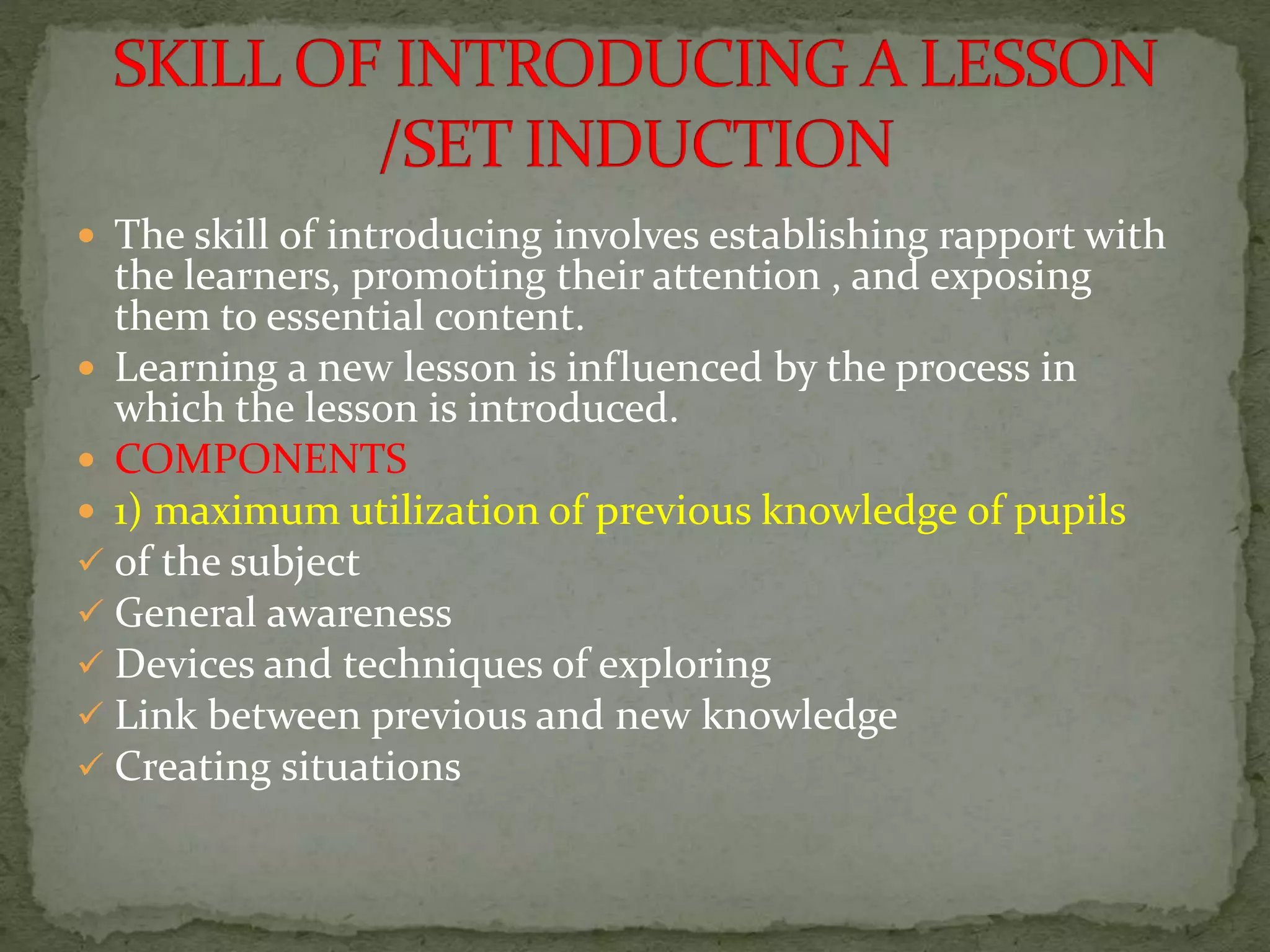 Micro Teaching Skills | PPTX