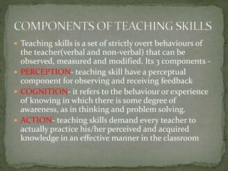 Micro Teaching Skills | PPTX