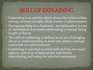 Micro Teaching Skills | PPTX