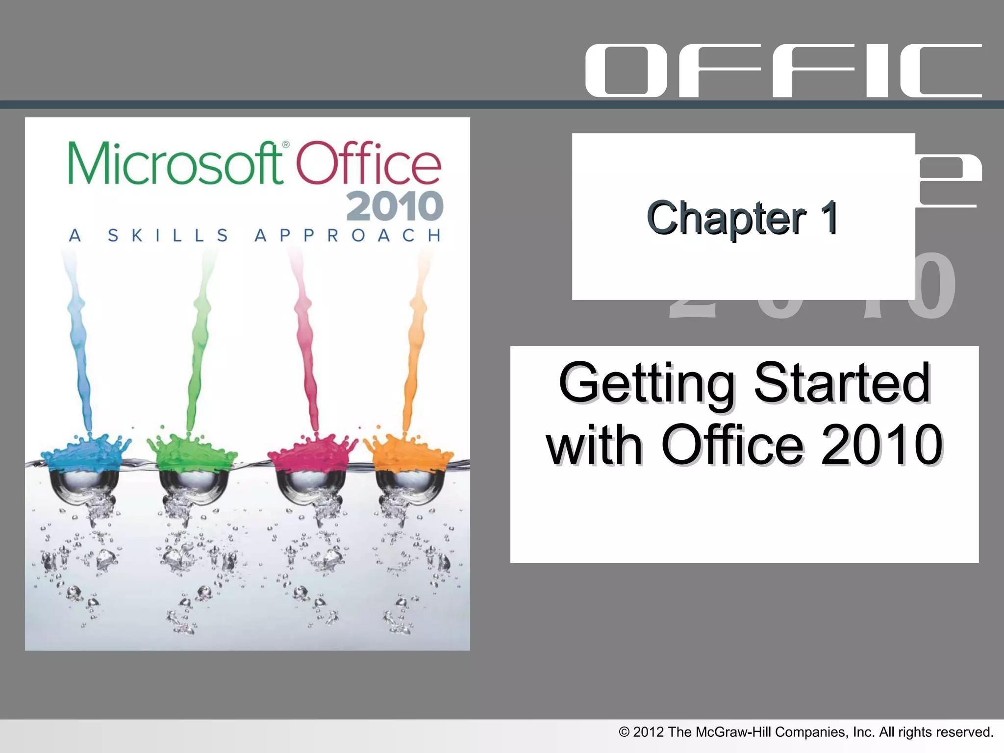 PowerPoint for Introduction to Office 2010 | PPT