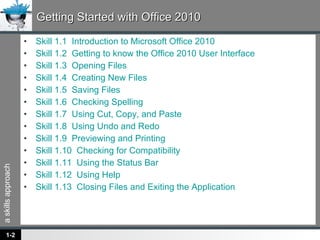 PowerPoint for Introduction to Office 2010 | PPT