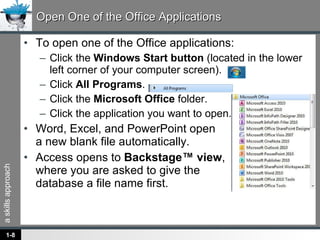 PowerPoint for Introduction to Office 2010 | PPT