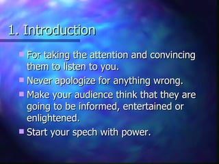 Skills of presenationt | PPT