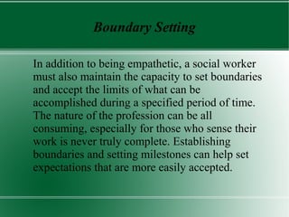 Skills of Social Workers | ODP