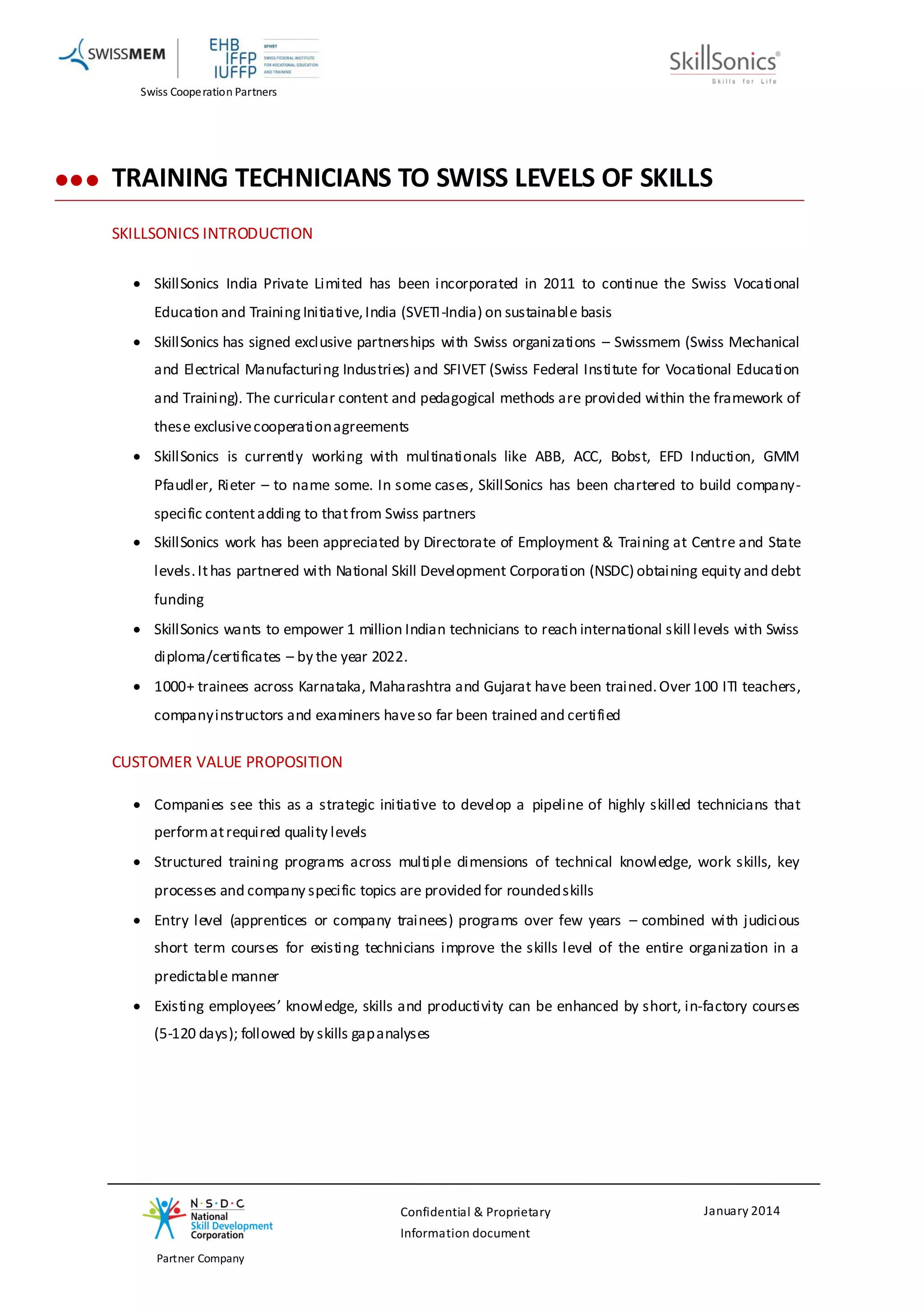 International Skill Standards @ SkillSonics | PDF