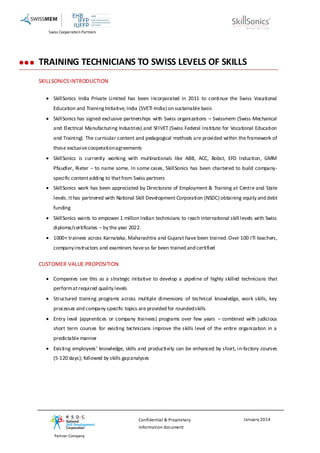 International Skill Standards @ SkillSonics | PDF