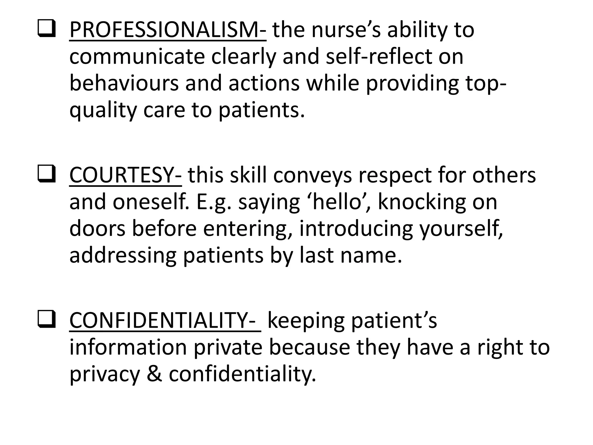 Skills or abilities required for nurse-patient relationship.pptx