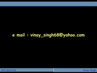 Skill Spectrum By Vinay | PPT