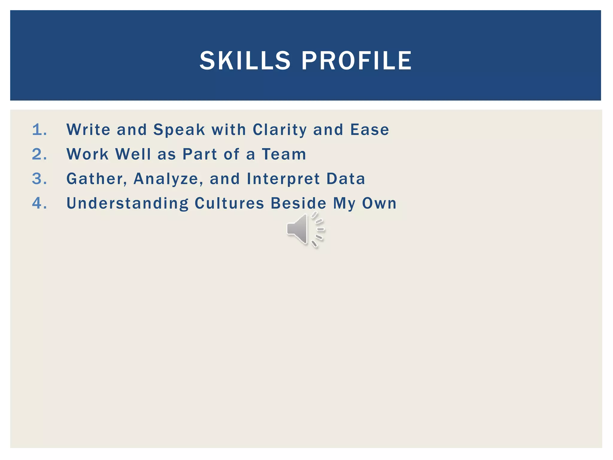 Skills Profile - Alex Quezada | PPTX