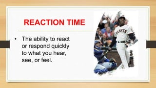 Skills Related Fitness | PPTX