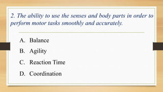 Skills Related Fitness | PPTX