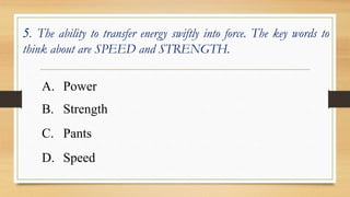 Skills Related Fitness | PPTX