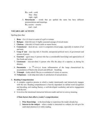 Skills required for proficient reading -maricel m. ubaldo | PDF