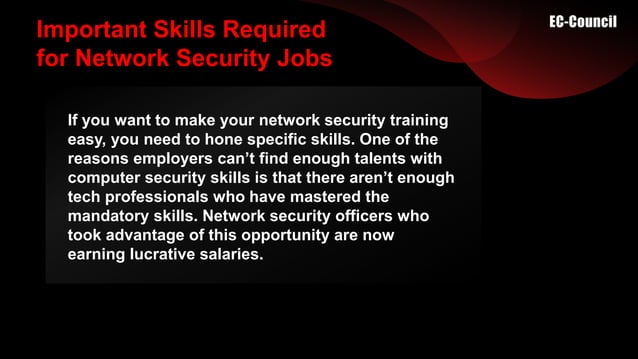 Skills that make network security training easy | PPT