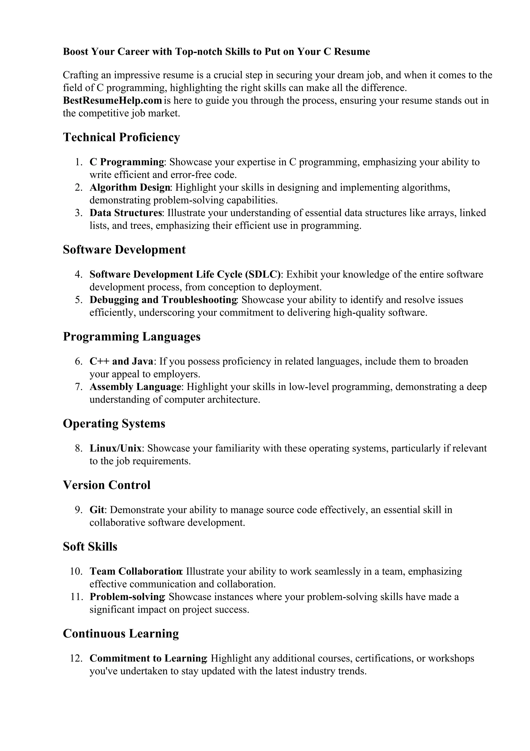 Skills To Put On Resume For Customer Service | PDF
