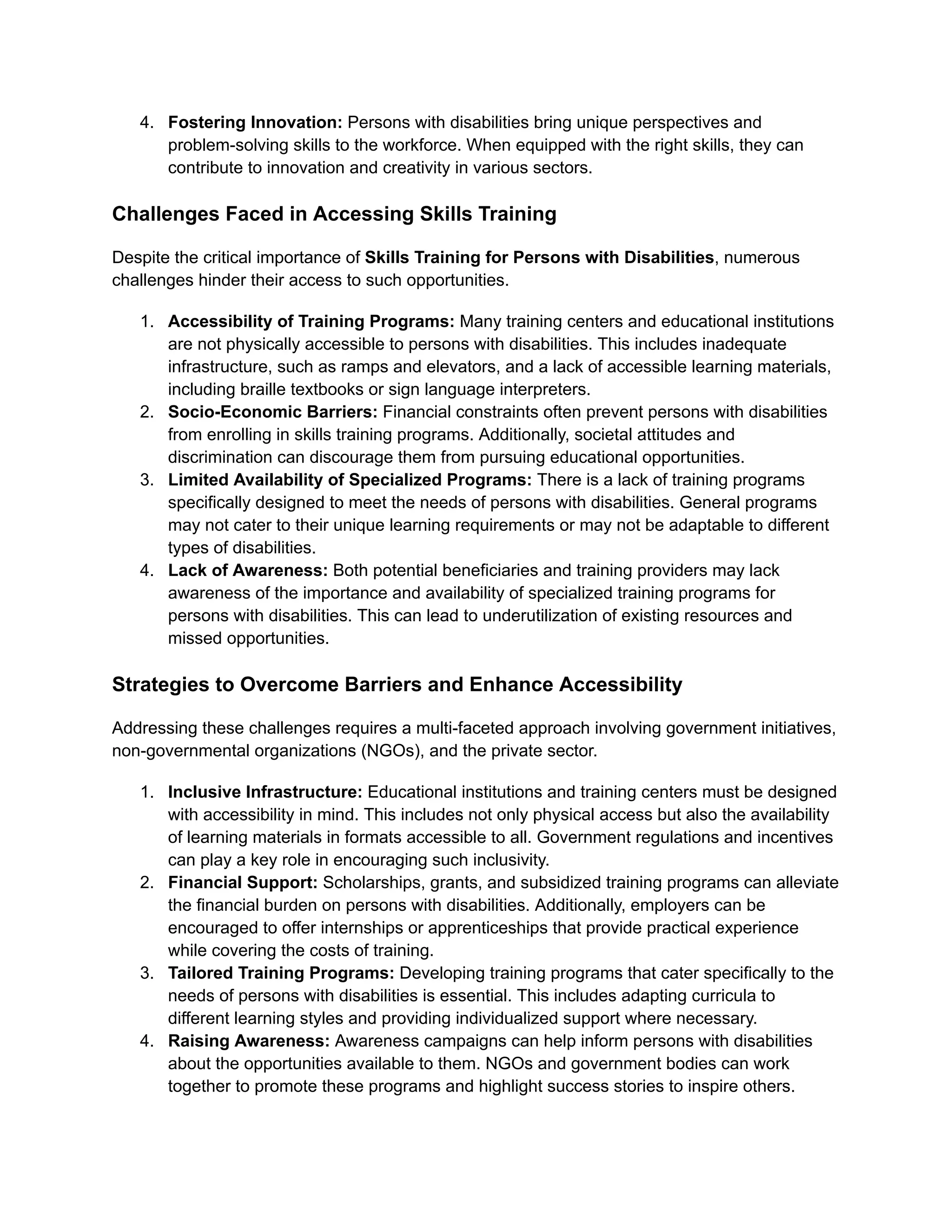 Skills Training for Persons with Disabilities_ Empowering Through ...