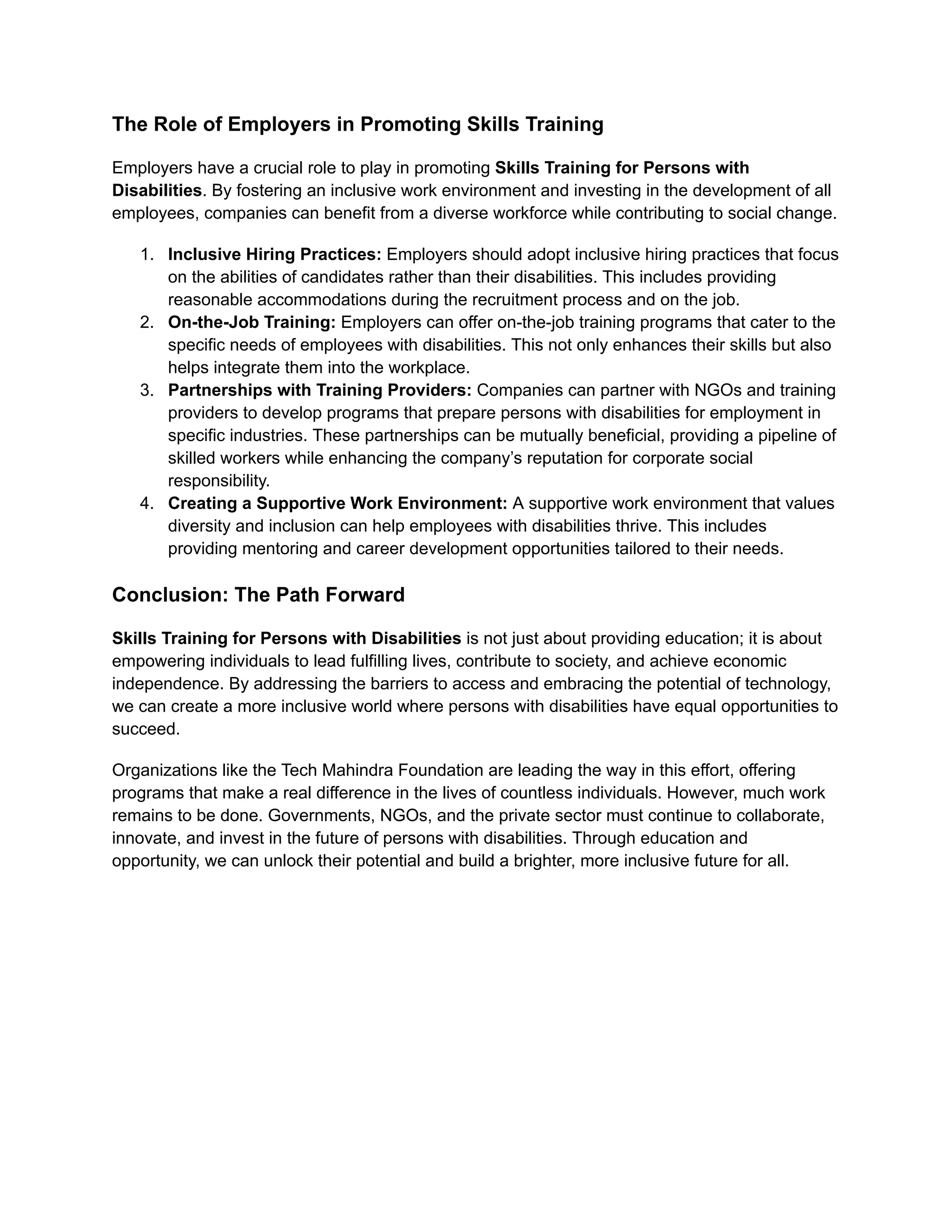 Skills Training for Persons with Disabilities_ Empowering Through ...