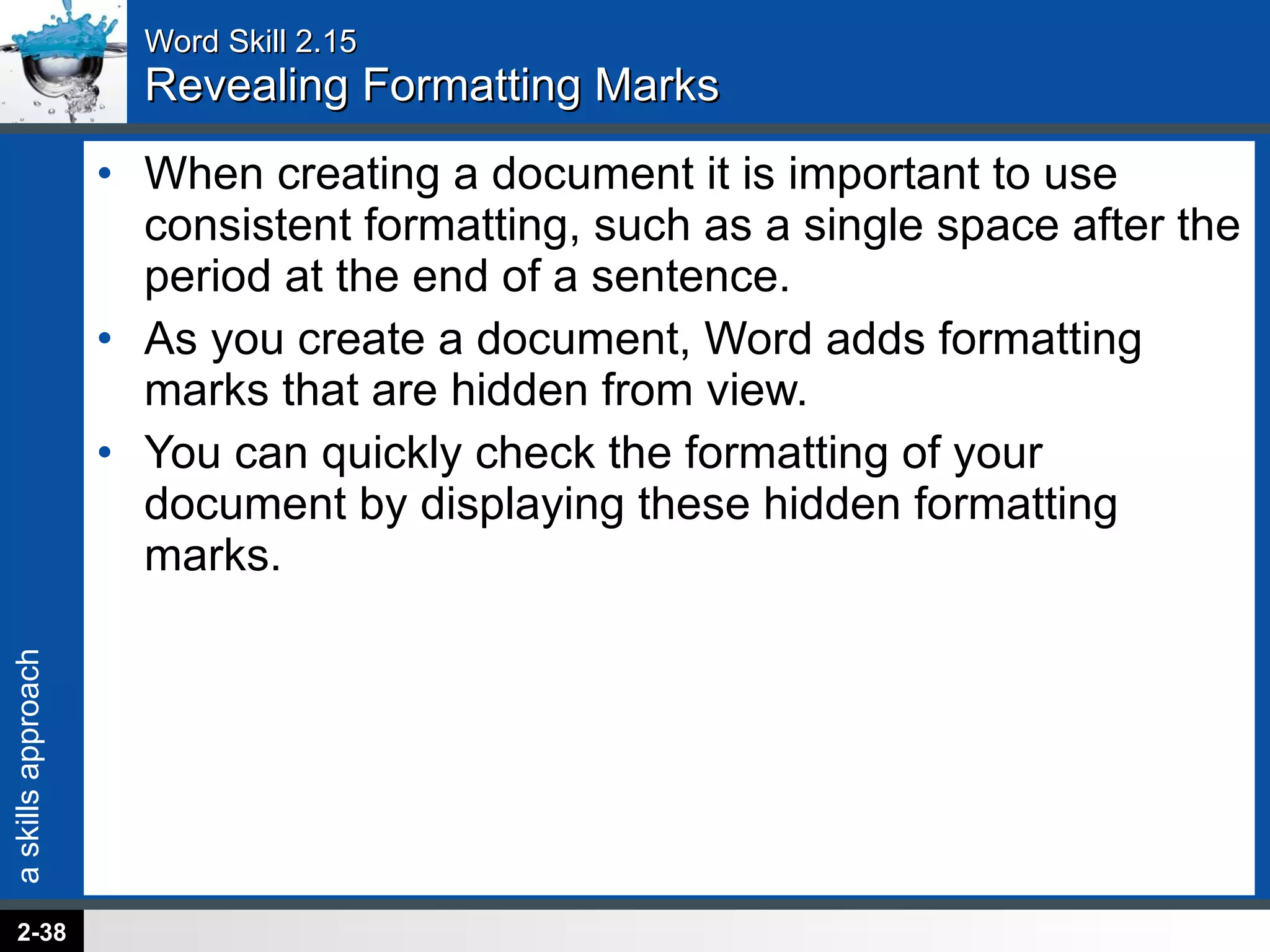 Word Chapter 2 | PPT