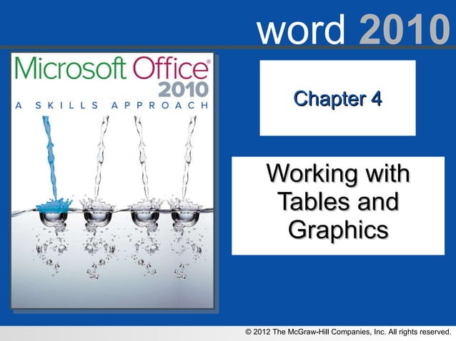 Word Chapter 4 | PPT