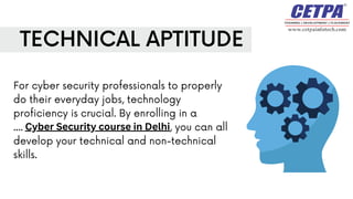Skills You Need for A Career in Cyber Security | PDF