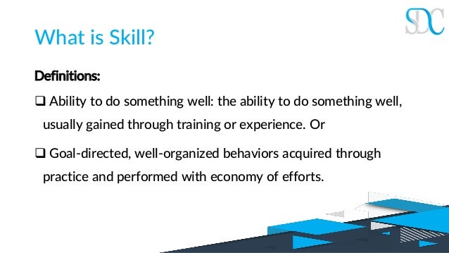 Skills you need for a successful career