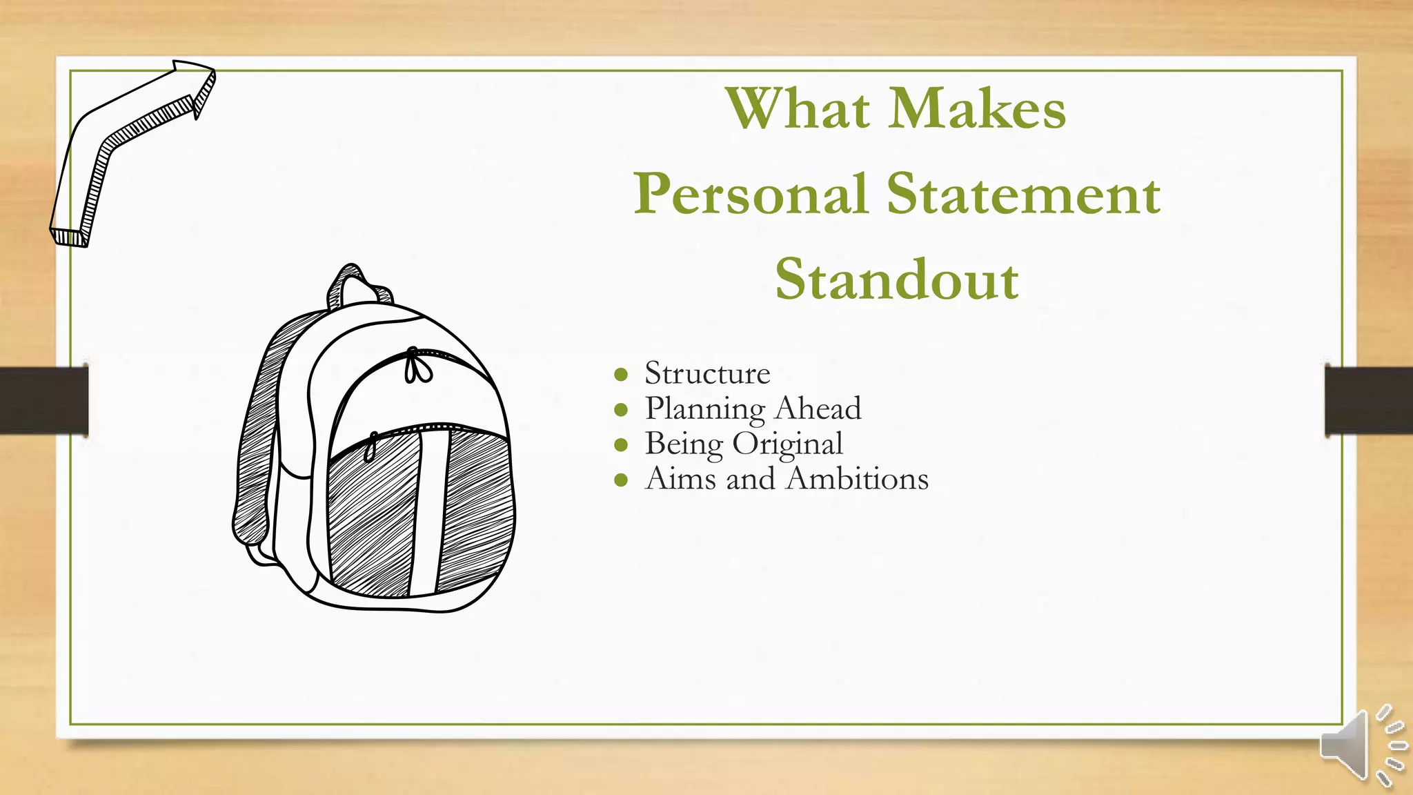 Skills you need to write a strong personal statement | PPT
