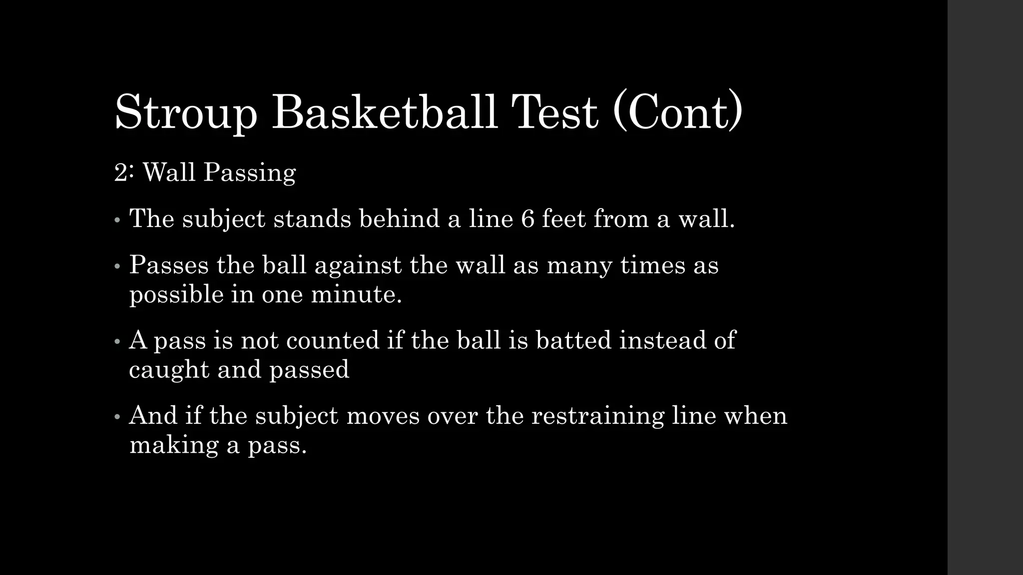 Skill tests for basketball. measurement and assessment in Physical ...