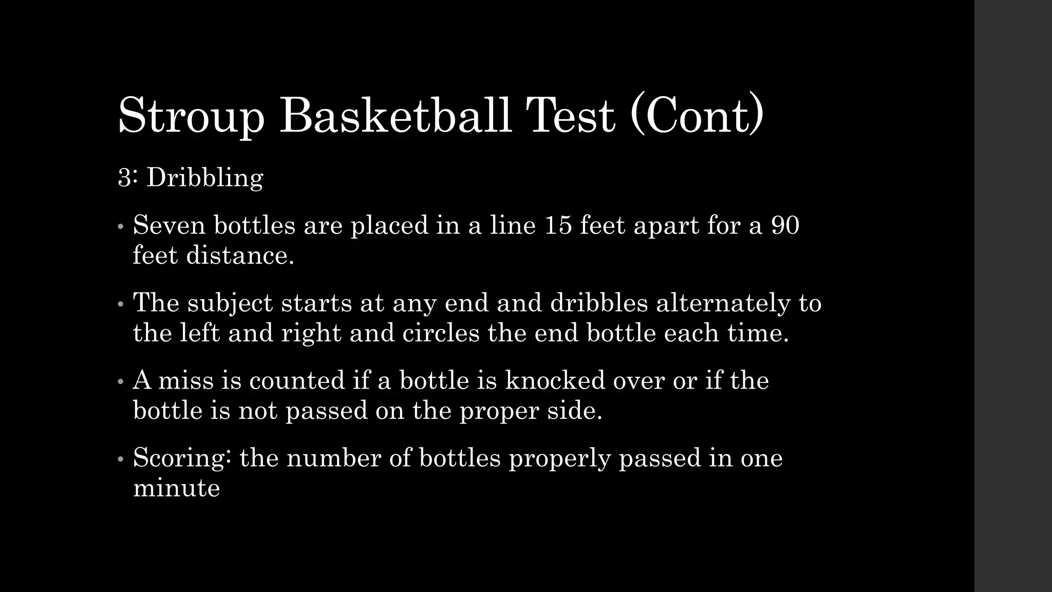 Skill tests for basketball. measurement and assessment in Physical ...