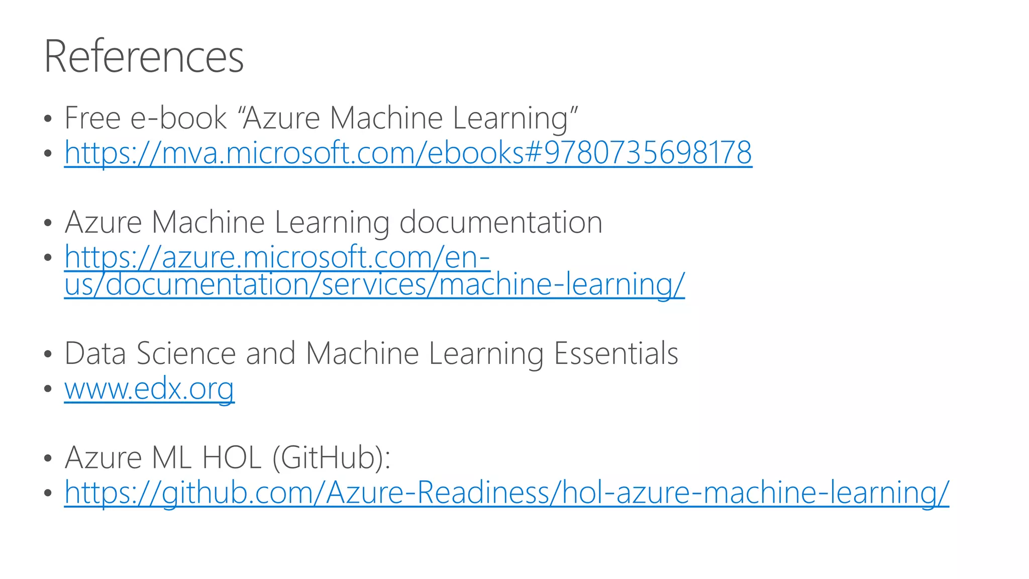 Skill up in machine learning using Azure ML | PPT
