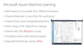 Skill up in machine learning using Azure ML | PPT