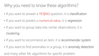 Skill up in machine learning using Azure ML | PPT