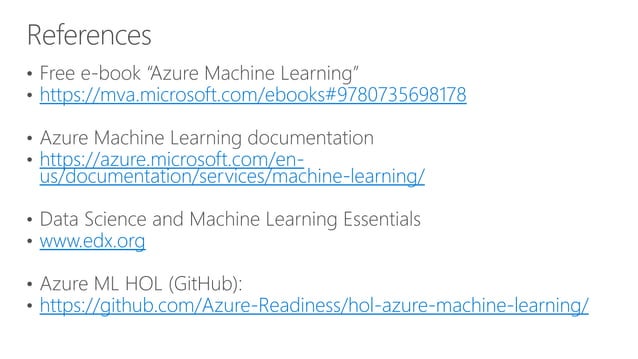 Skill up in machine learning using Azure ML | PPT