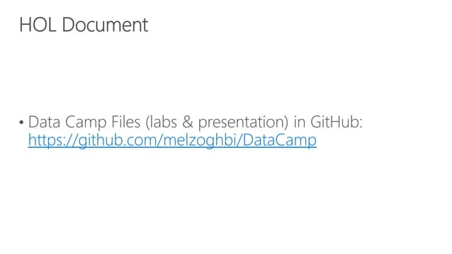 Skill up in machine learning using Azure ML | PPT
