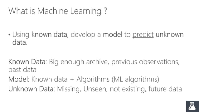 Skill up in machine learning using Azure ML | PPT