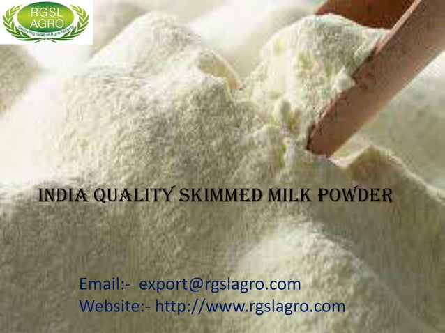 Indian Skimmed Skimmed milk powder | PPTX